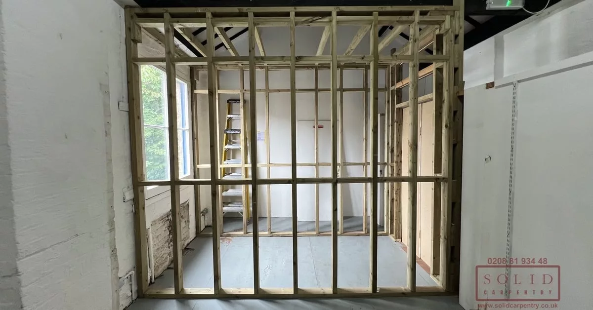 Stud Partition Wall Construction