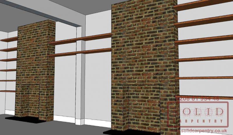 Alcove Floating Shelving Ideas | Solid Carpentry