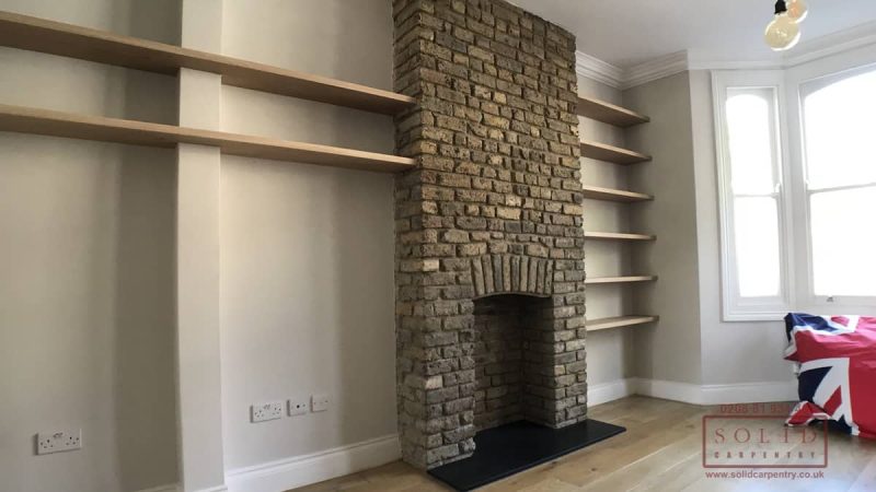 Alcove Floating Shelving Ideas | Solid Carpentry