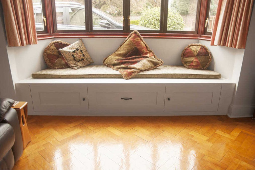 Bay Window Seat Storage | Solid Carpentry