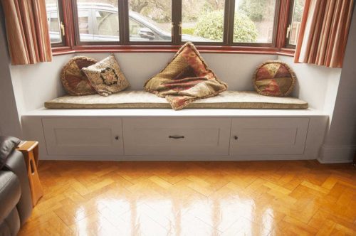 Bay Window Seat Storage | Solid Carpentry