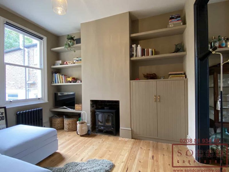 Bespoke Modern Alcove Cupboards | Solid Carpentry