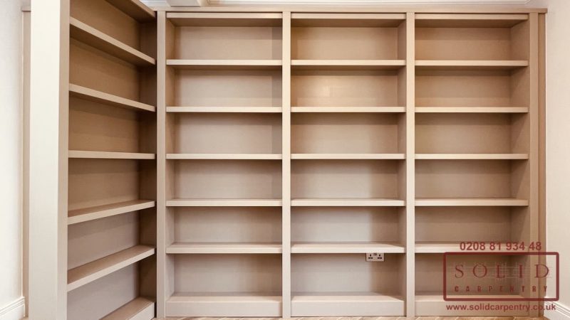 Hidden Bookcase Door - Solid Carpentry